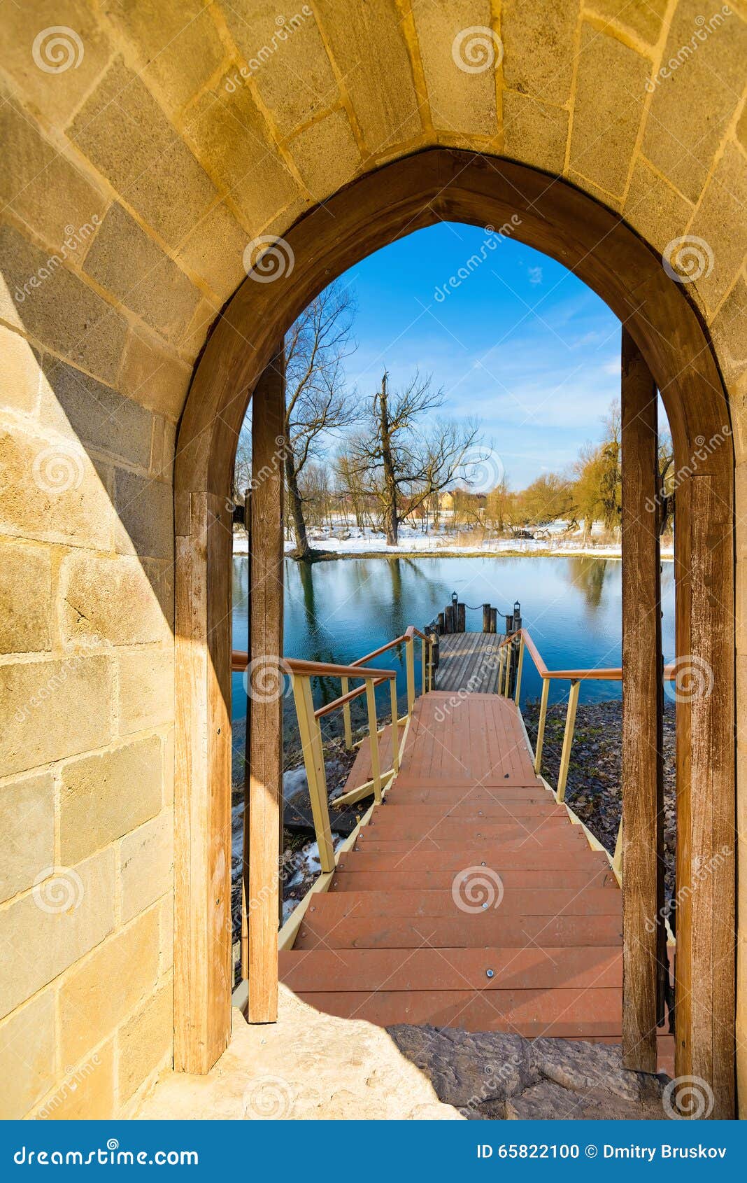 Open door ladder stock photo. Image of hotel, modern - 65822100