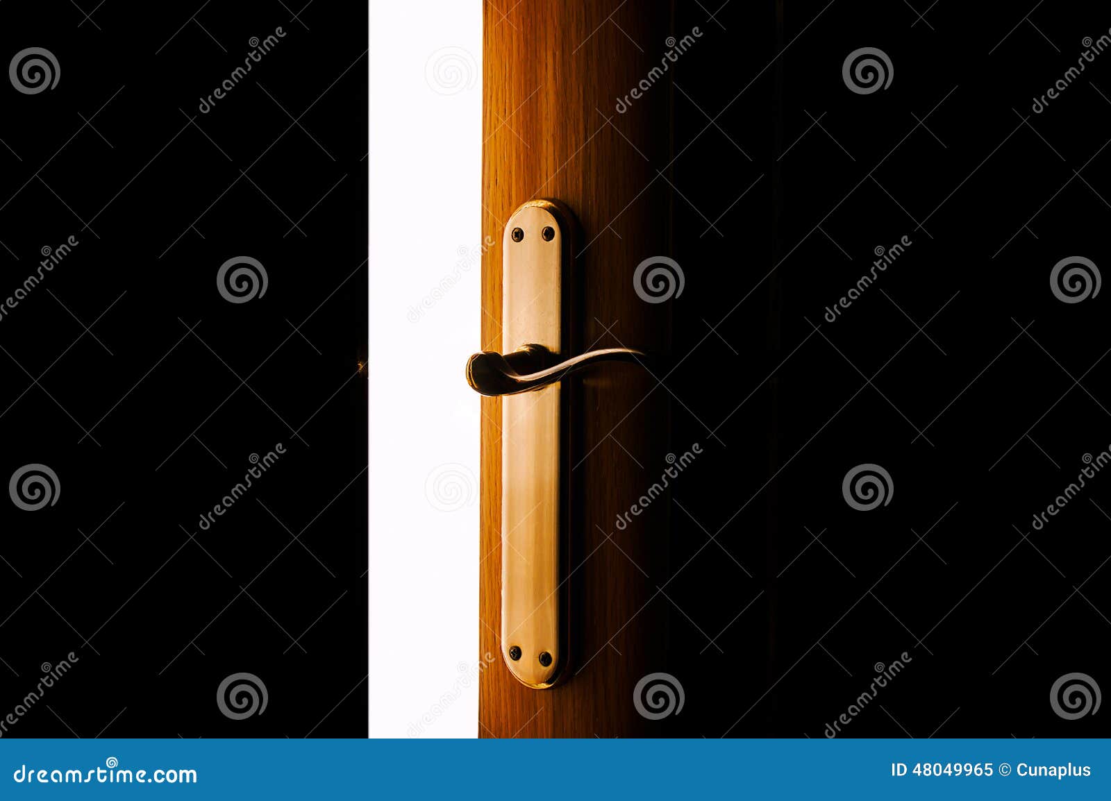 Open door light stock image. Image of concepts, black - 48049965