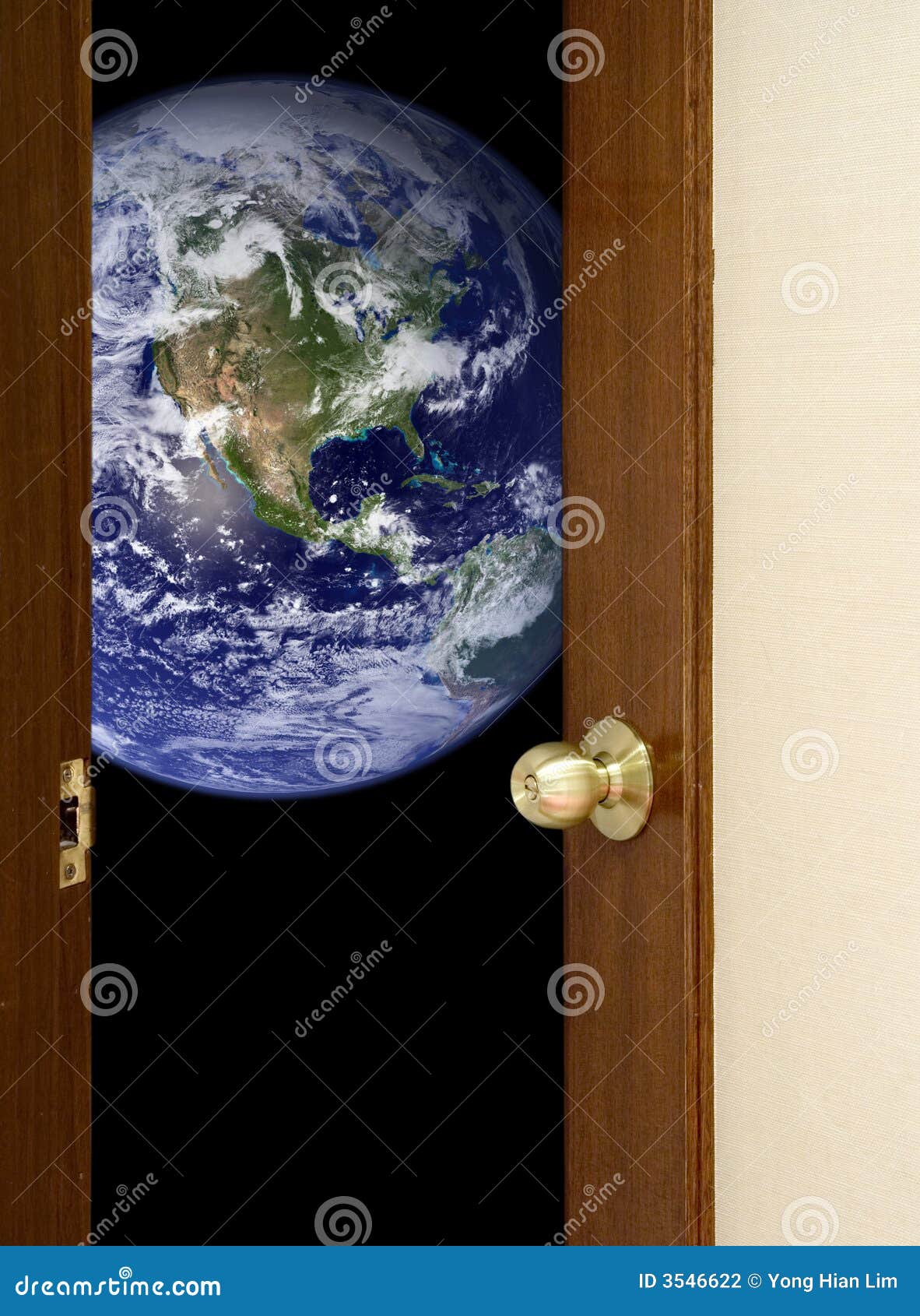 Open door to the world stock photo. Image of nasa, world - 3546622