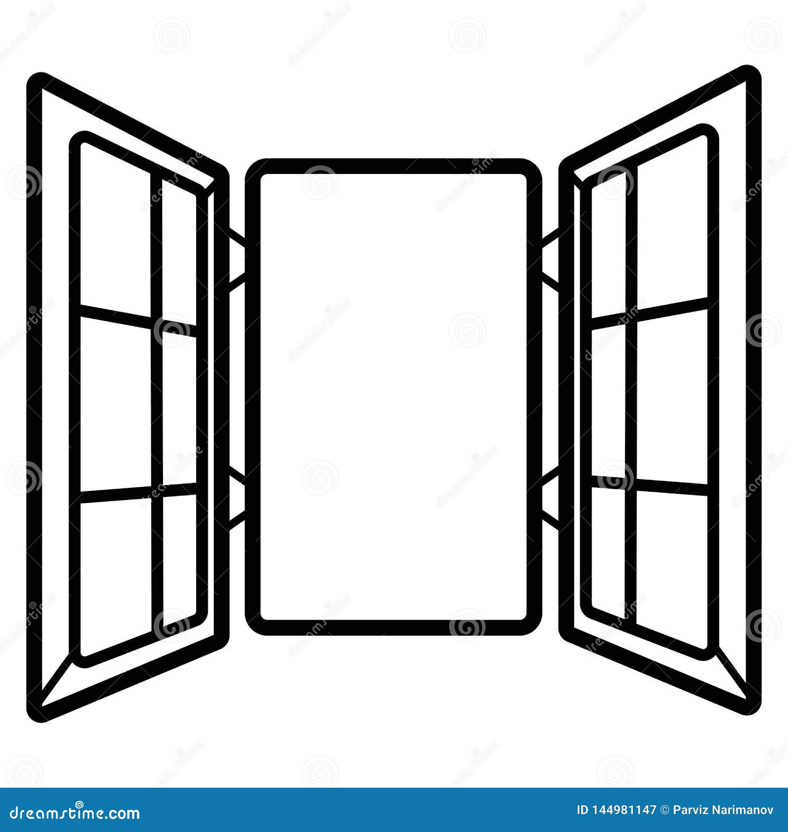 Open Doors Hand Drawn Outline Doodle Icon Stock Illustration ...