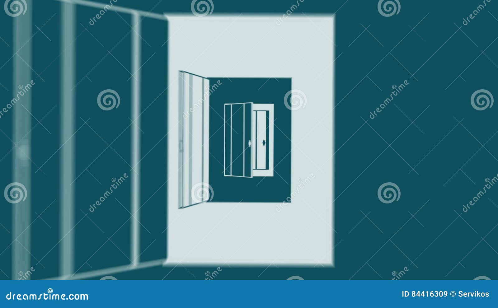 Open the Doors. Shape Animation. Stock Video - Video of activity ...
