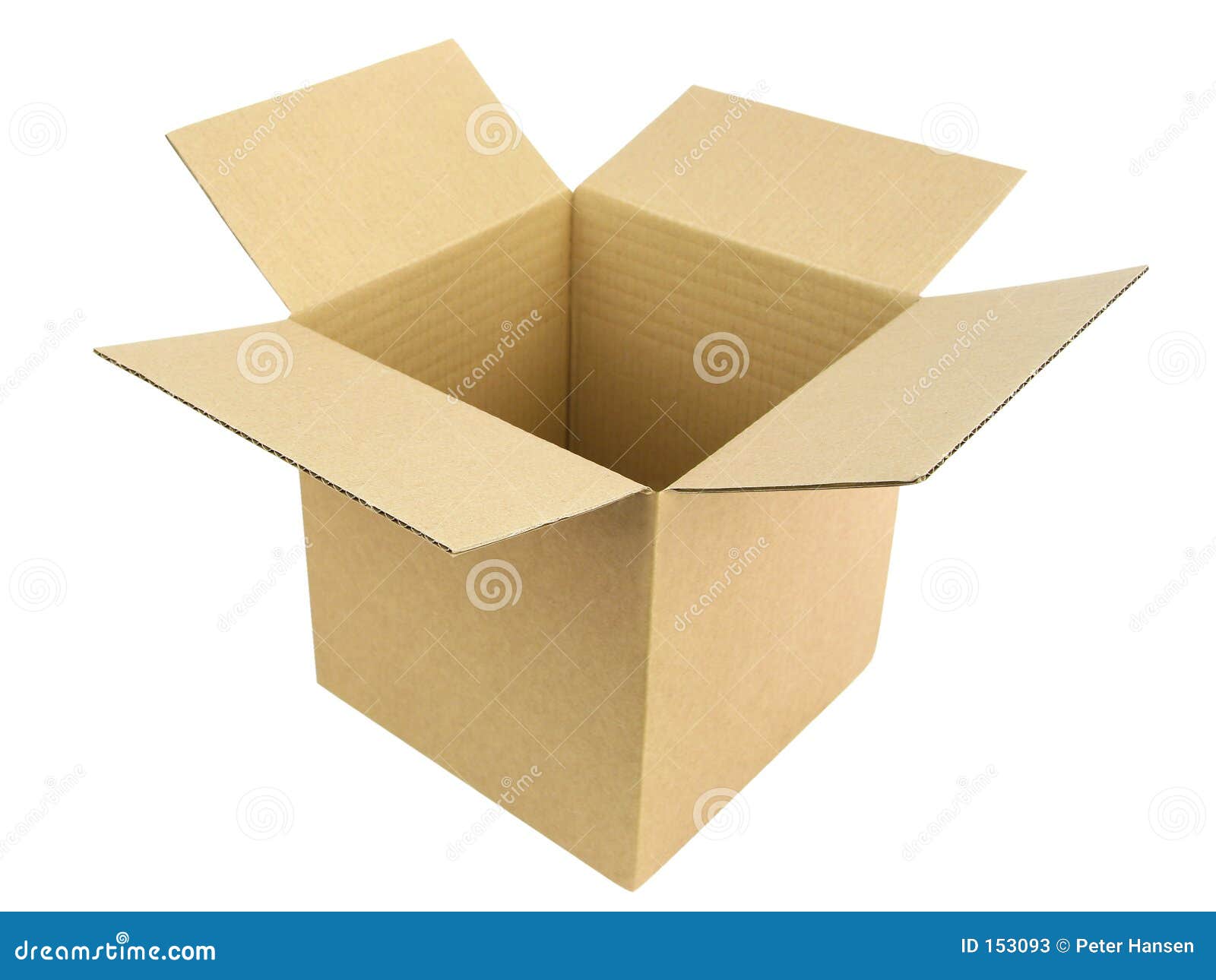 Open doos stock afbeelding. Image of houder, post, krat - 153093