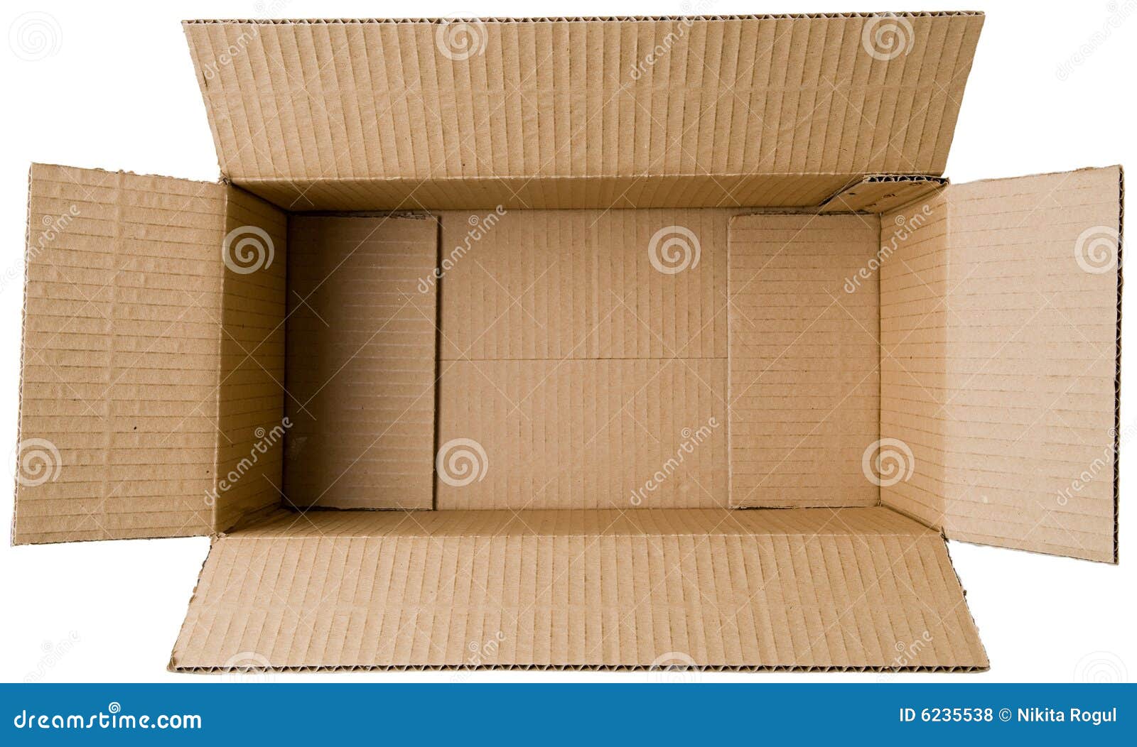 Open doos stock foto. Image of post, verpakker, lever - 6235538