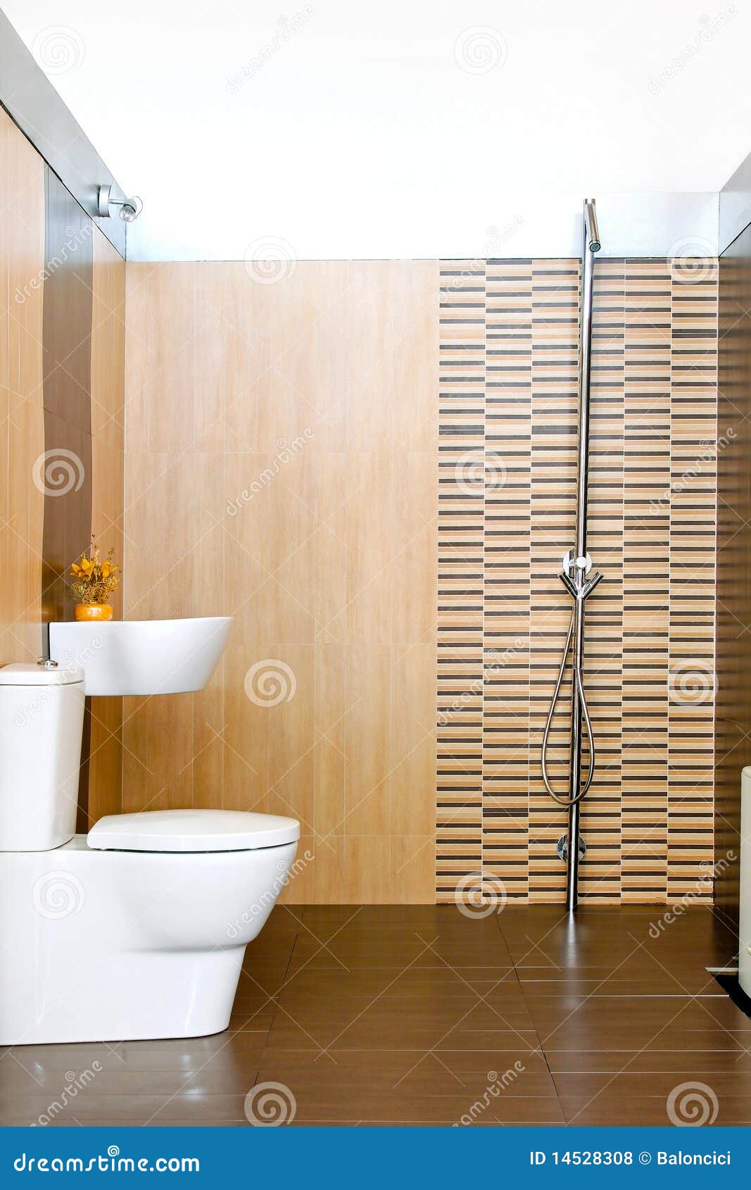 Open douche stock foto. Image of binnenlands, ceramisch - 14528308