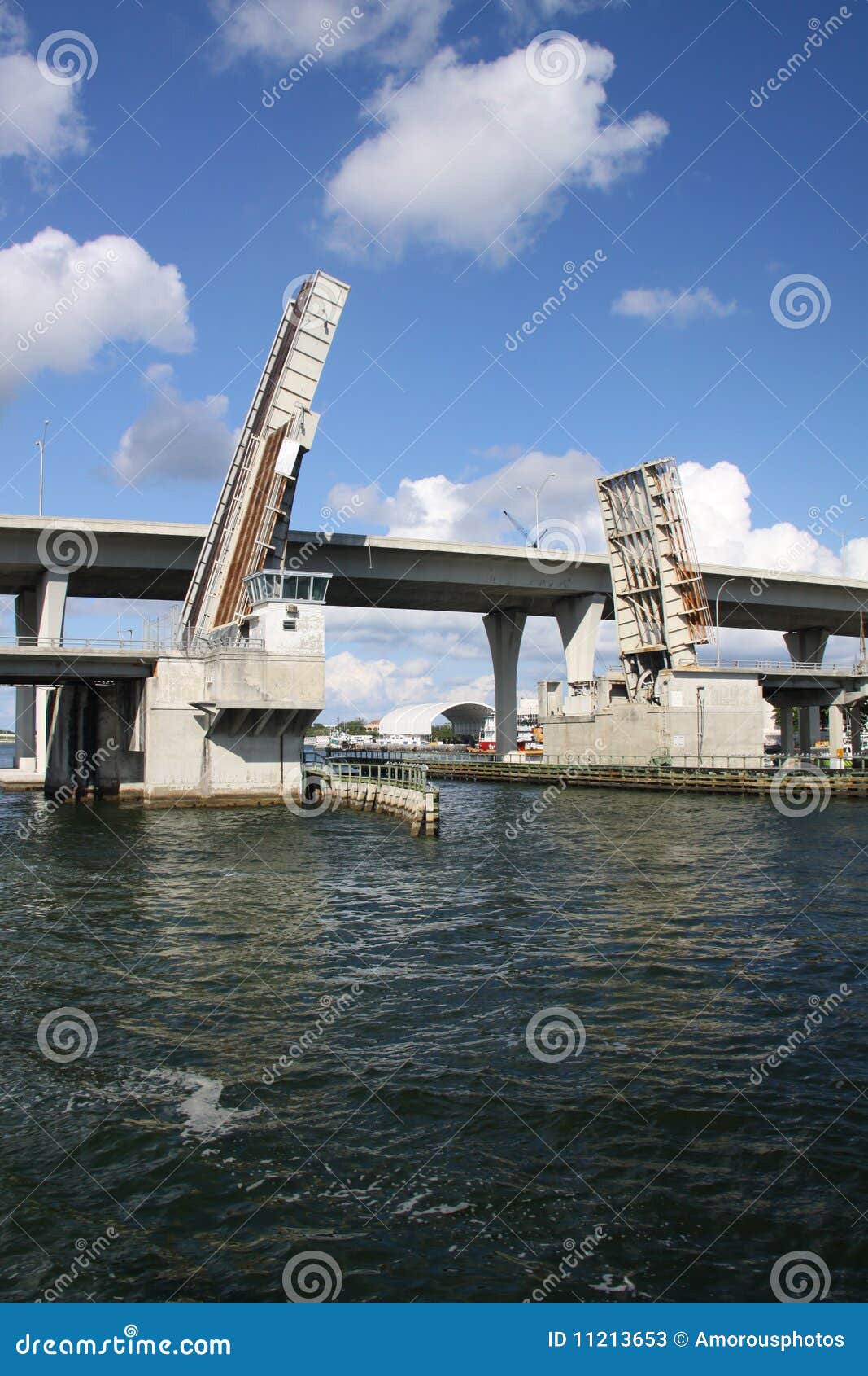 Open Drawbridge 2 stock image. Image of drawbridge, boat - 11213653