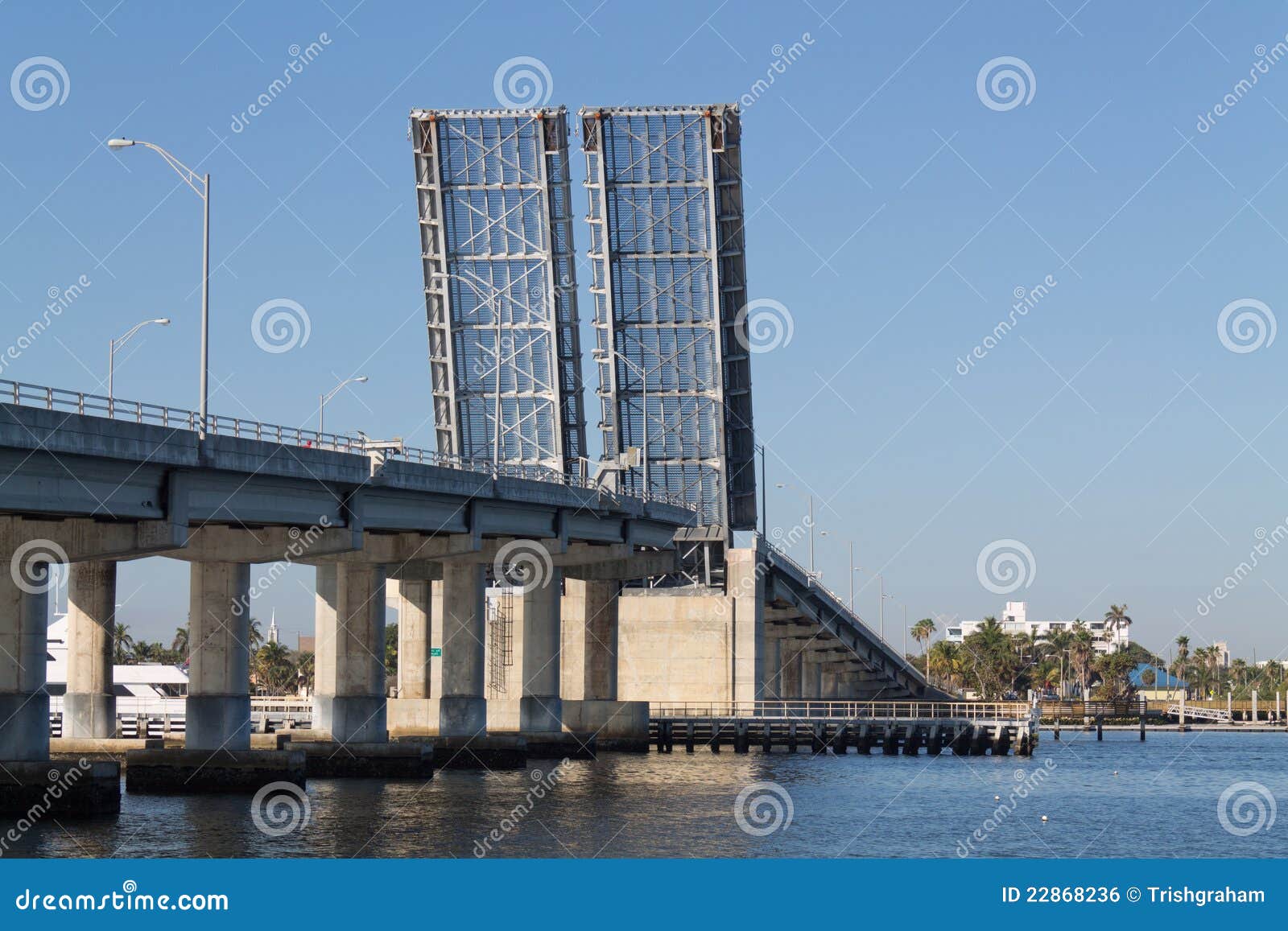 Open Drawbridge stock photo. Image of structure, raise - 22868236