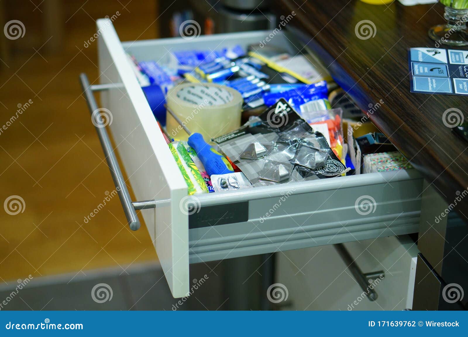 Open drawer editorial photography. Image of handle, home - 171639762