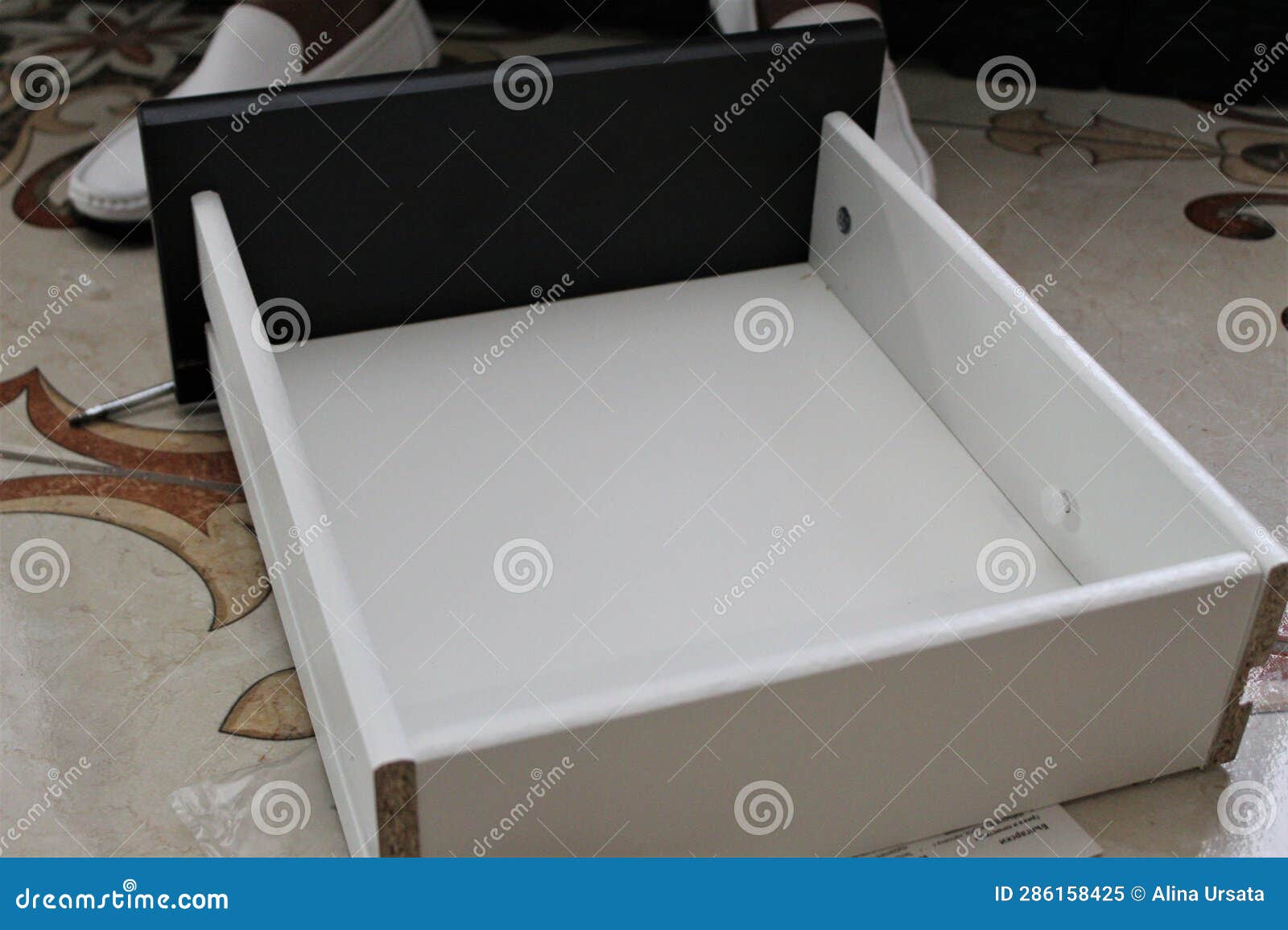 An open drawer stock image. Image of room, bathtub, clean - 286158425