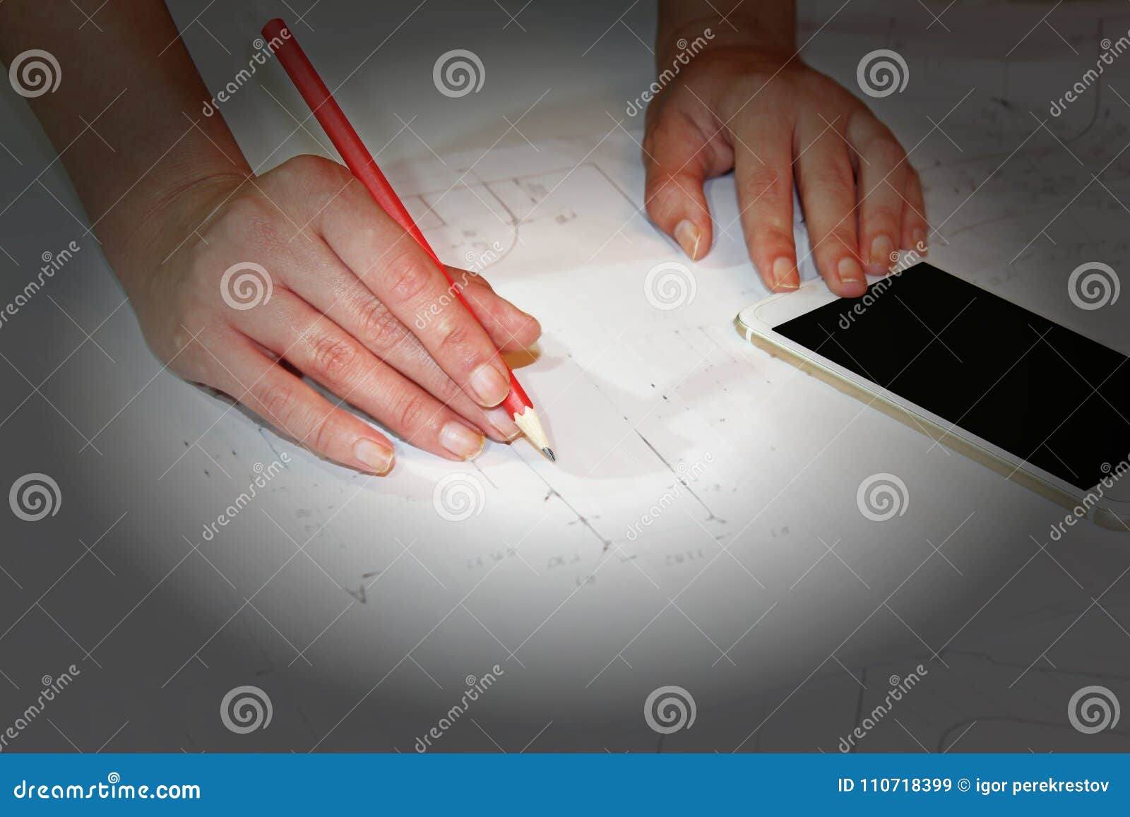 Open Drawings with a Pencil. Engineering and Design Stock Image - Image ... Open Drawings with a Pencil. Engineering and Design Stock Image - Image ...