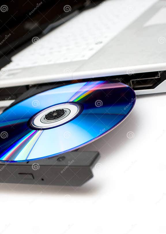 Open DVD tray stock photo. Image of wireless, notebook - 10158934