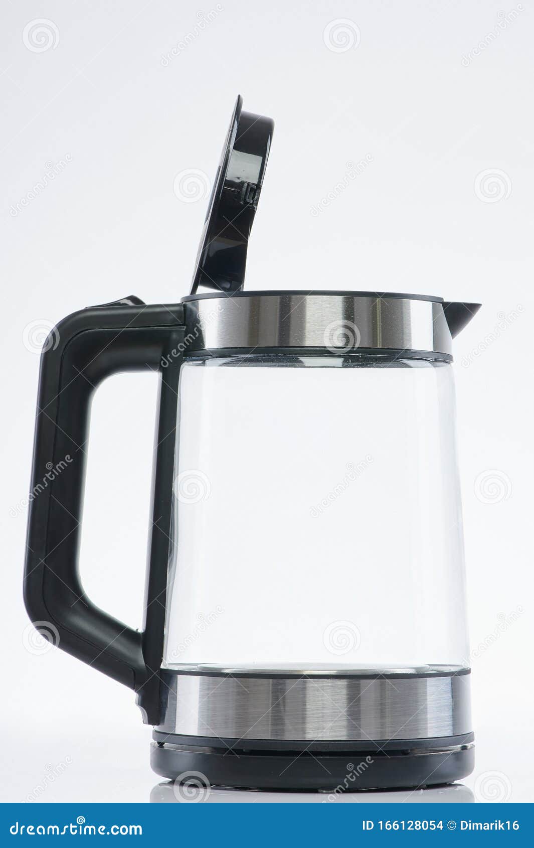 Open electric kettle stock photo. Image of stainless - 166128054