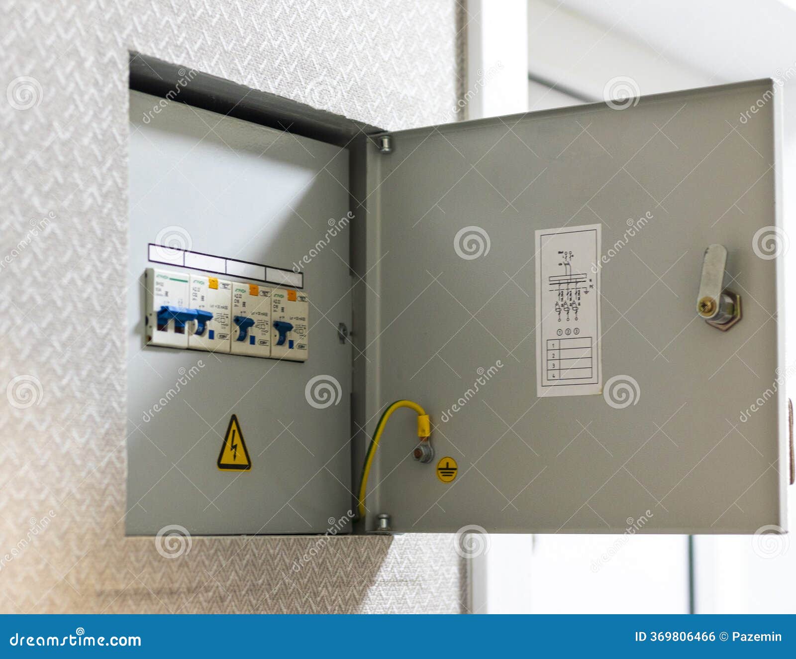 Electrical Switchboard Icon Vector Illustration | CartoonDealer.com ...