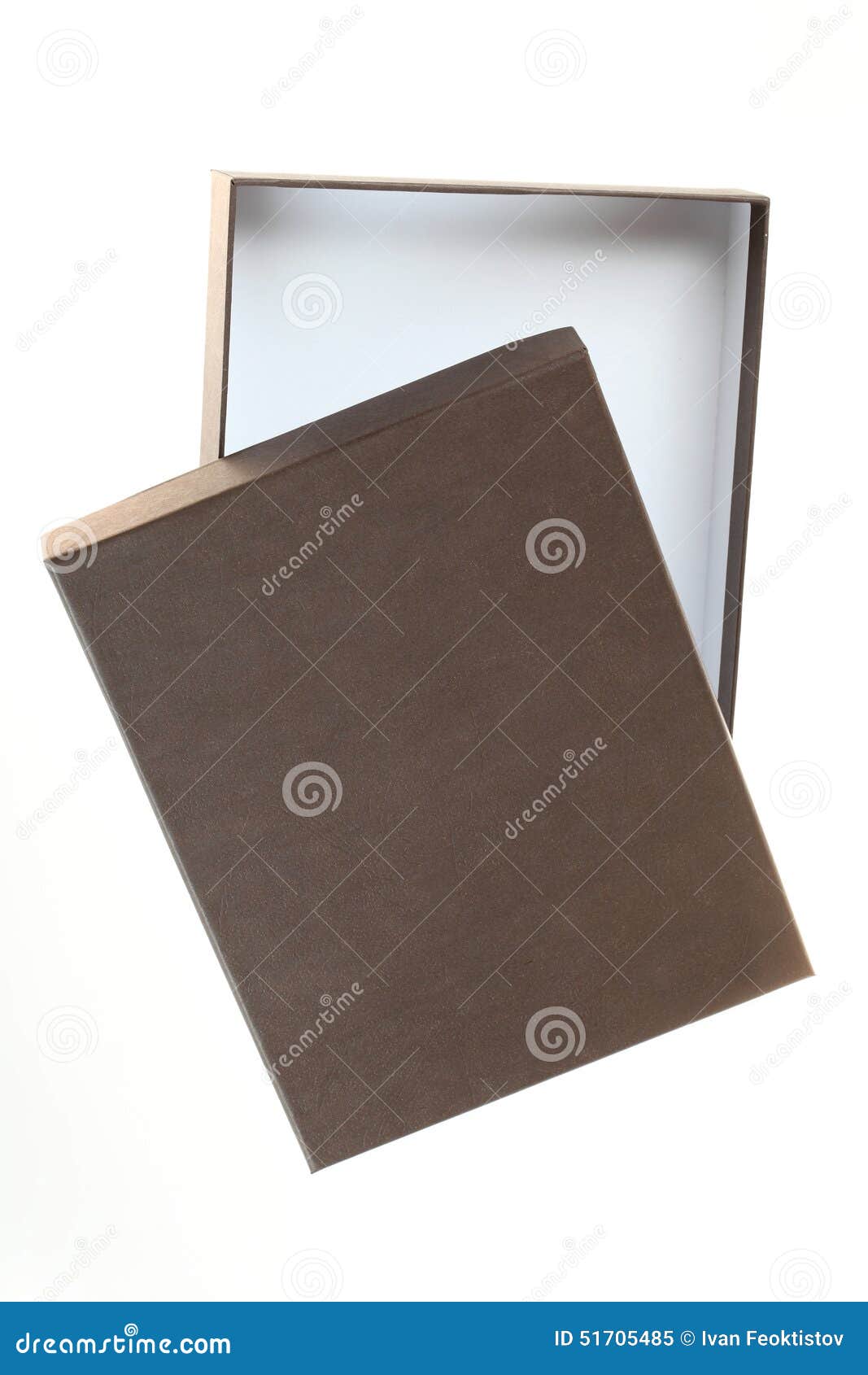 Open empty brown box stock image. Image of recycle, blank - 51705485