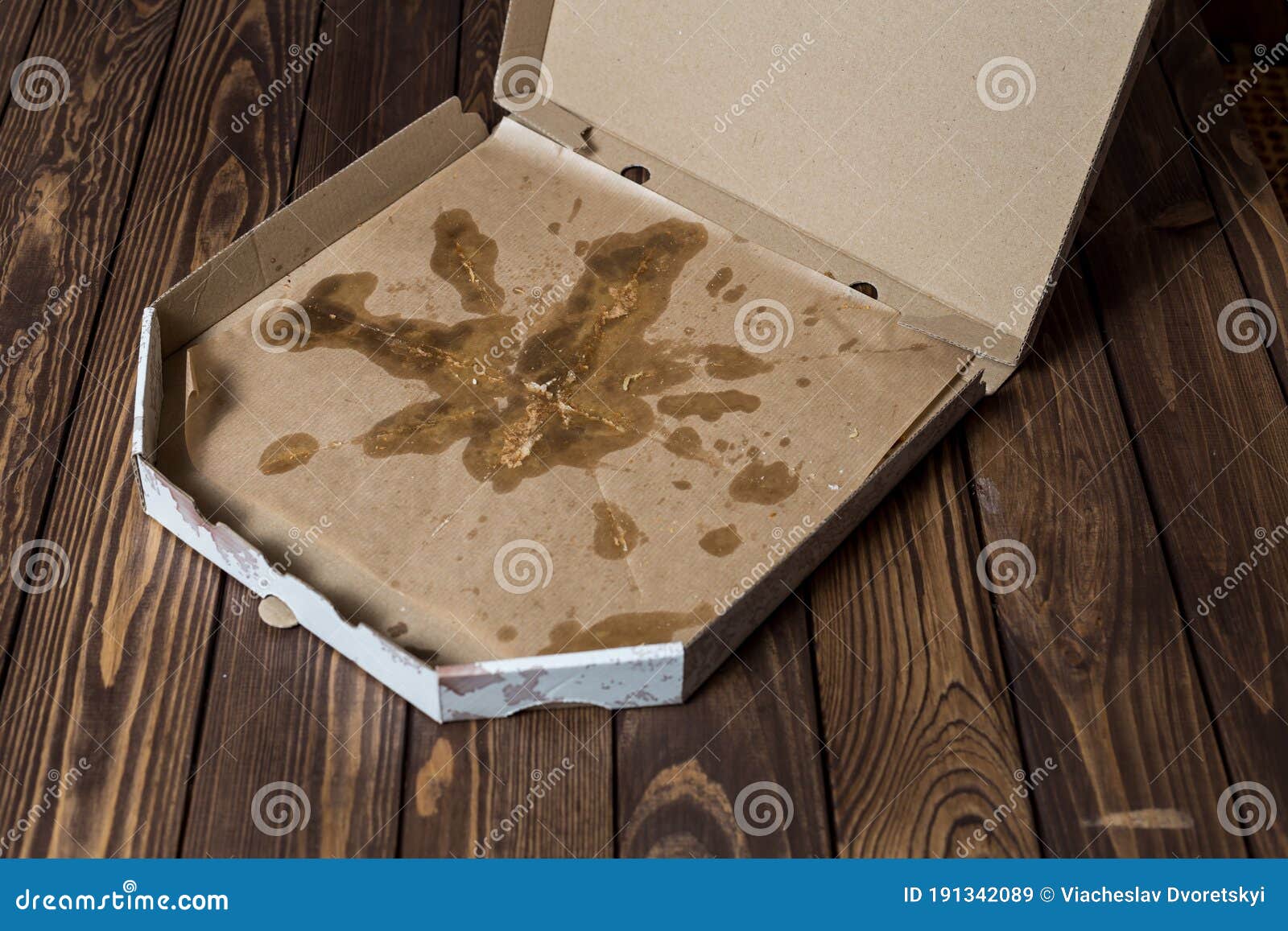 Open Empty Cardboard Pizza Box Stock Image - Image of carry, fast ...