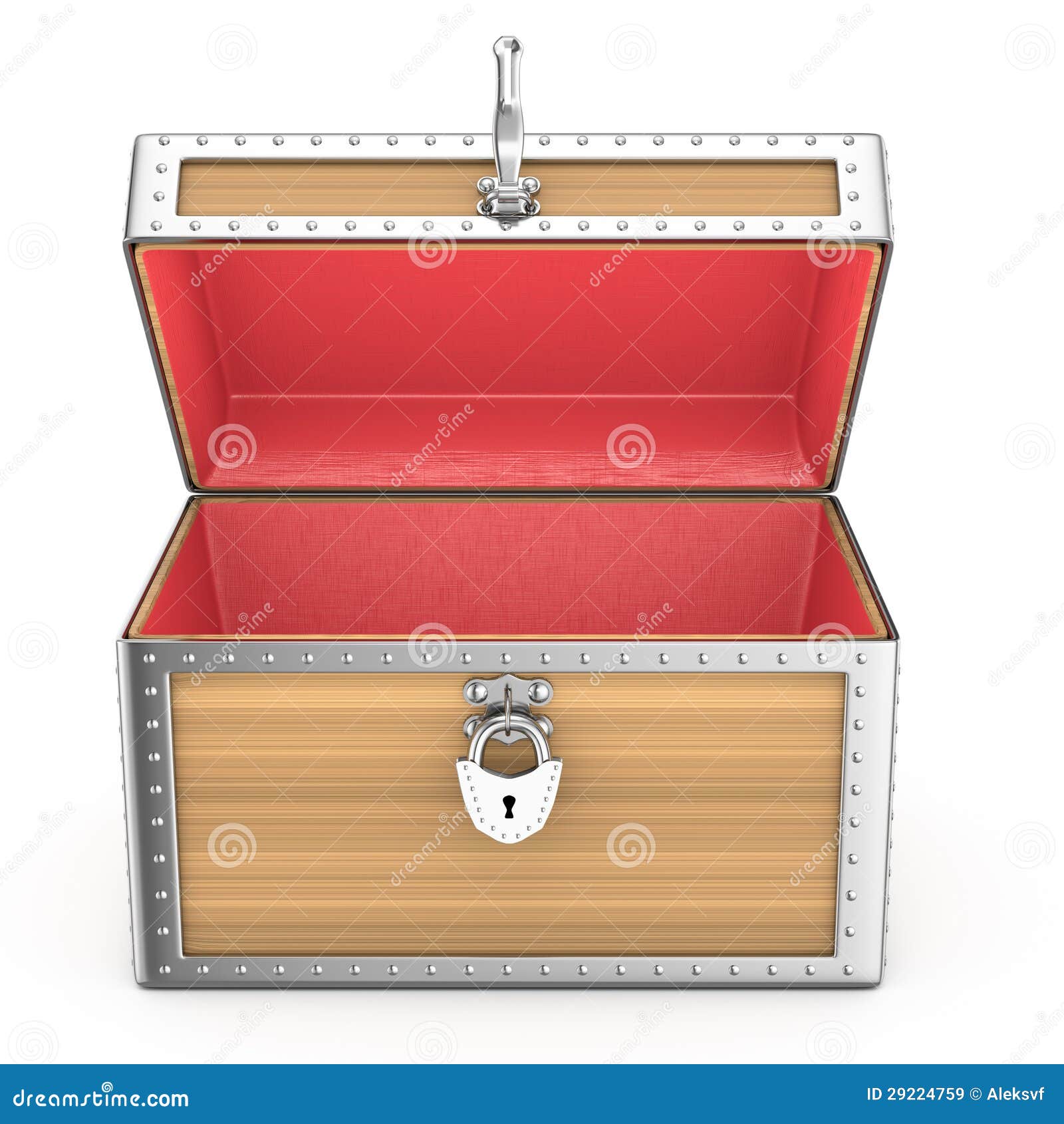 Open empty chest stock illustration. Illustration of vintage - 29224759