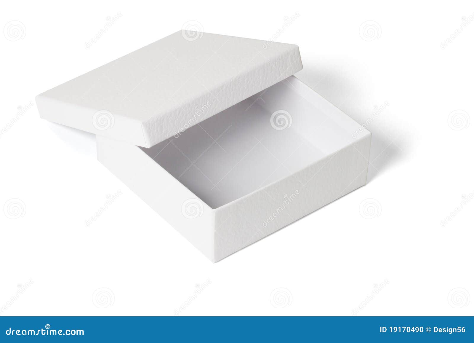 Open empty gift box stock photo. Image of white, object - 19170490