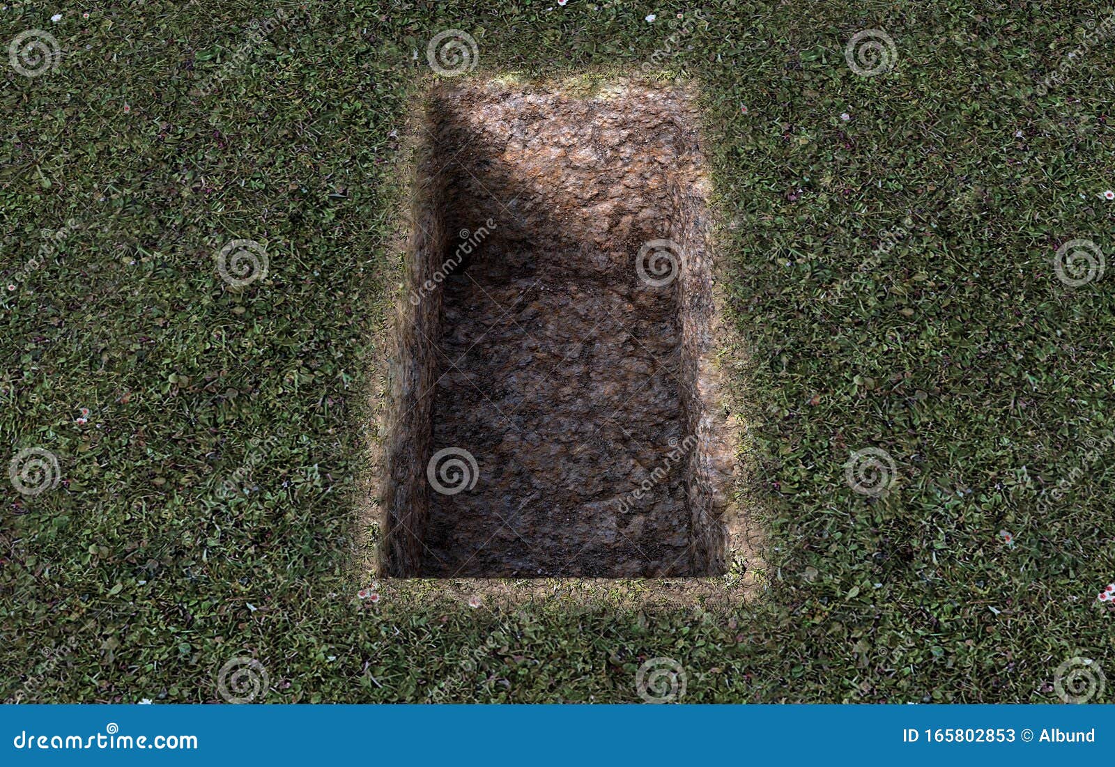 Empty Grave Stock Illustration | CartoonDealer.com #127104025