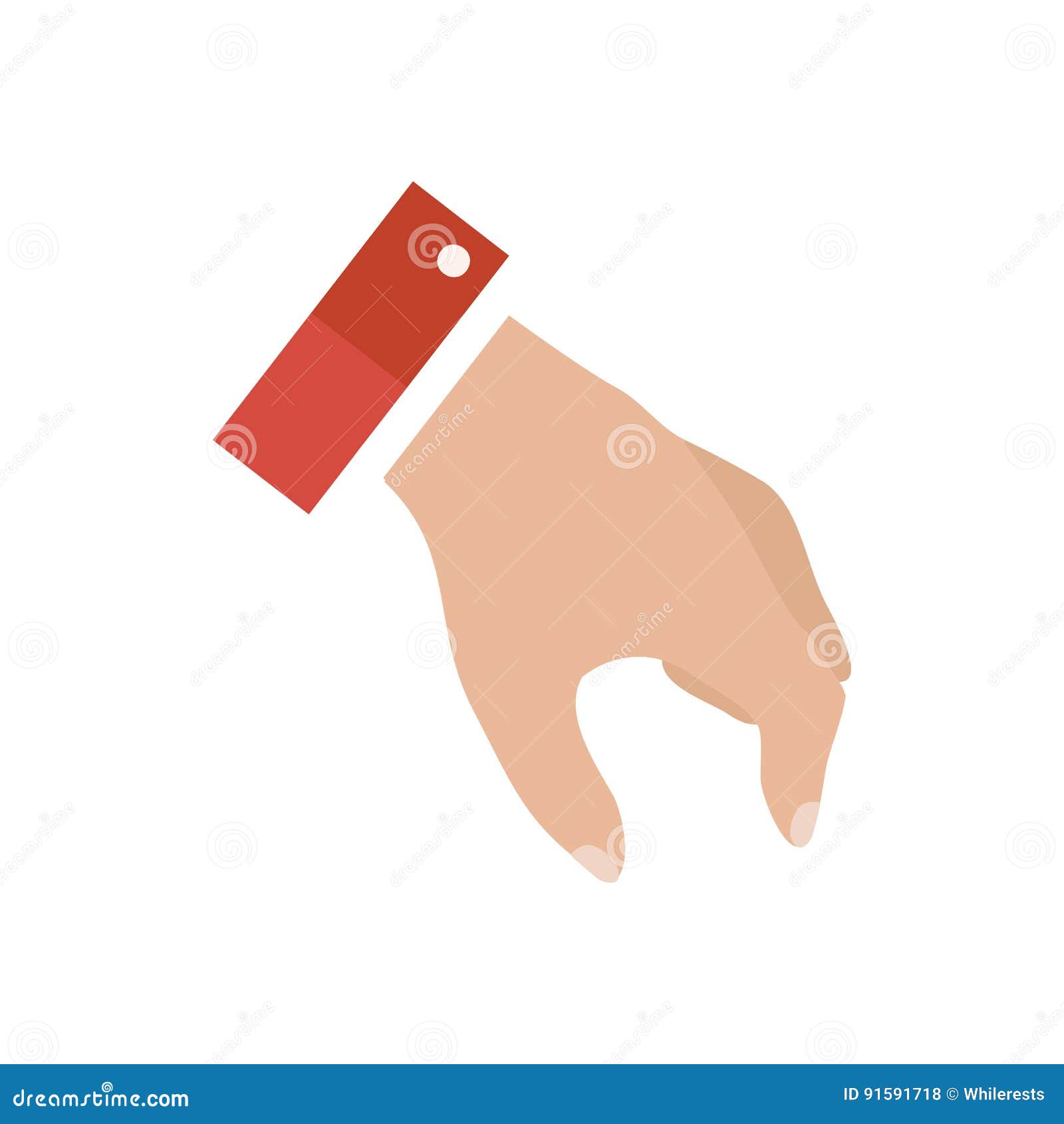 Open Empty Hands Showing Different Gestures. Hands Icon Isolated on ...