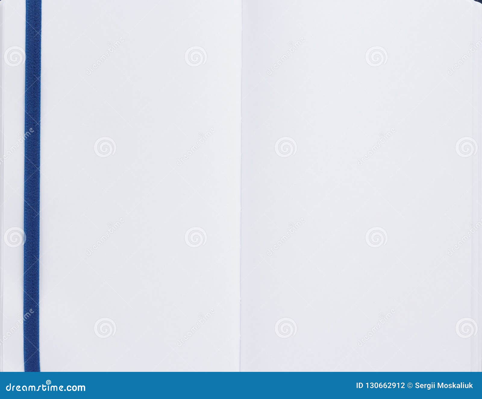 Open empty notebook paper stock photo. Image of surface - 130662912