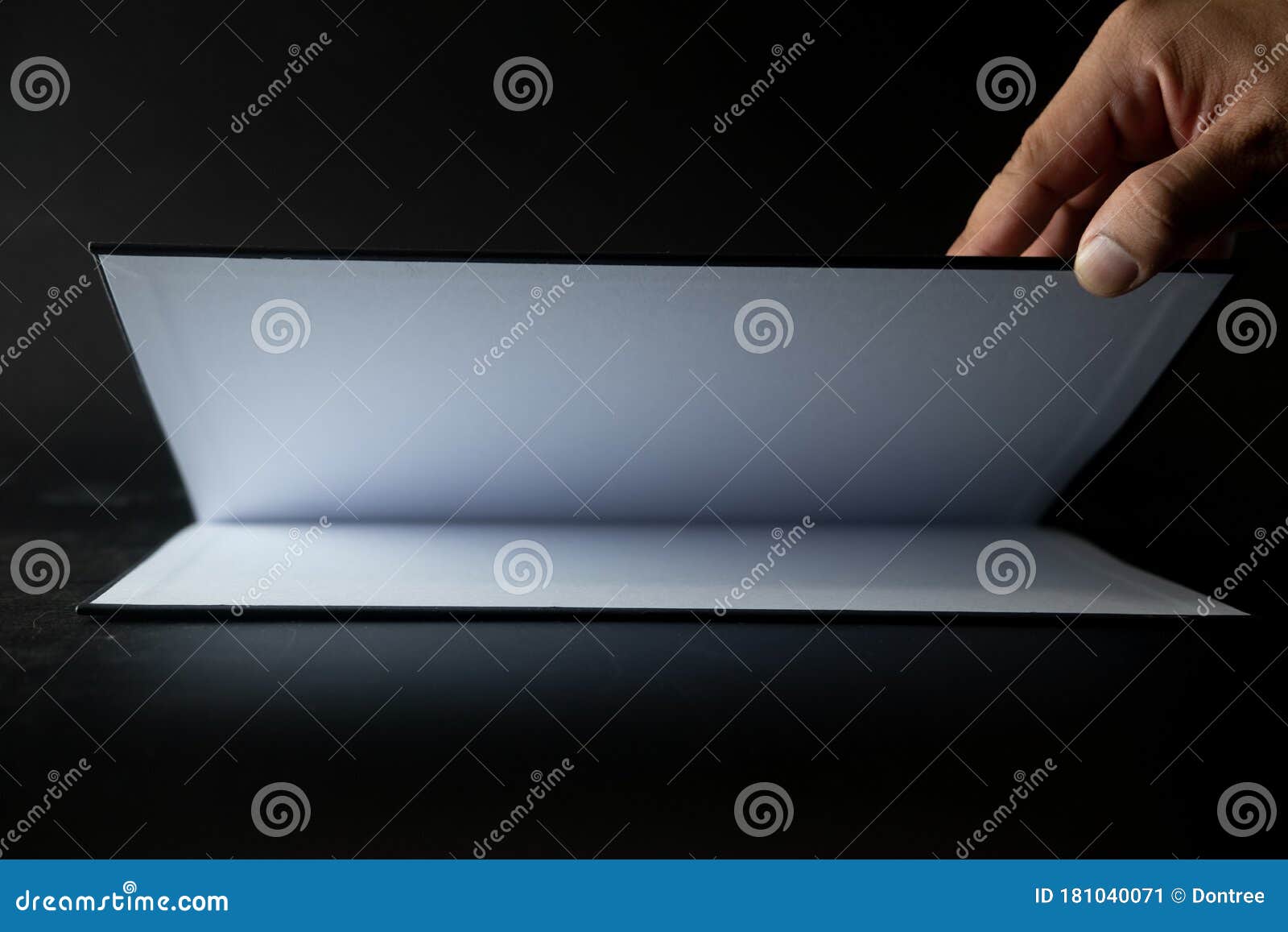 Open of Empty Page with Empty for Your Design Stock Image - Image of ...
