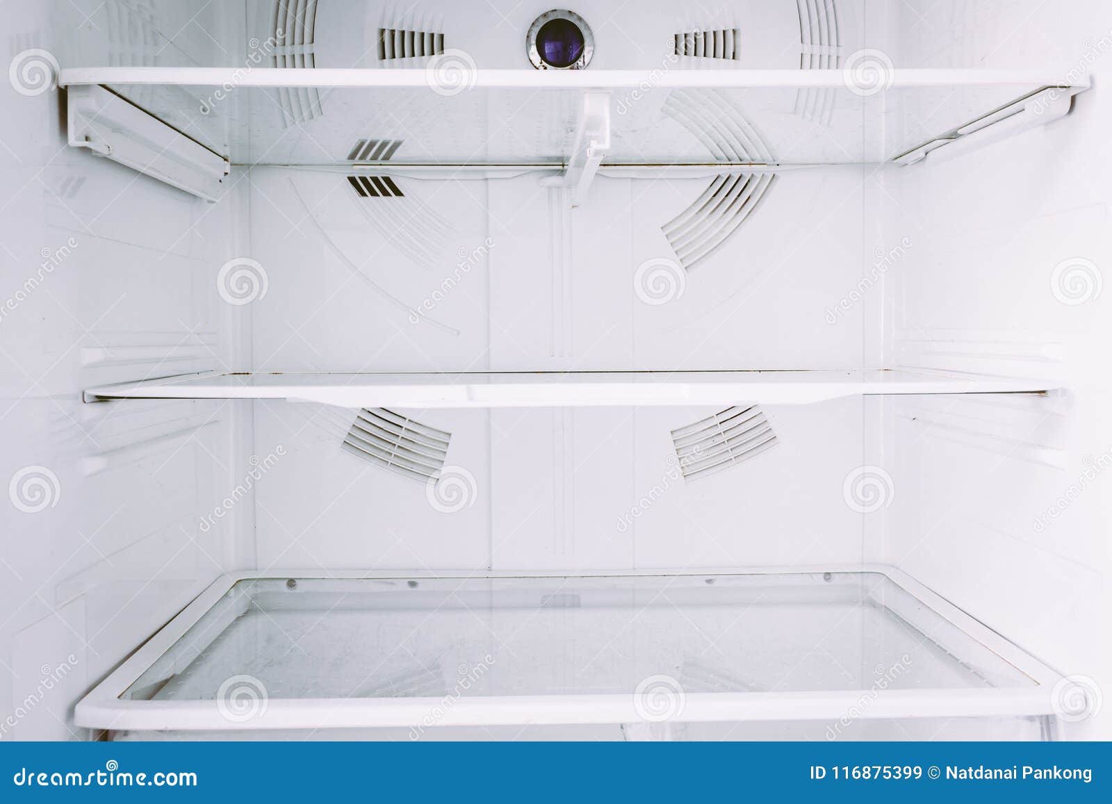 Open empty refrigerator stock image. Image of cooler - 116875399