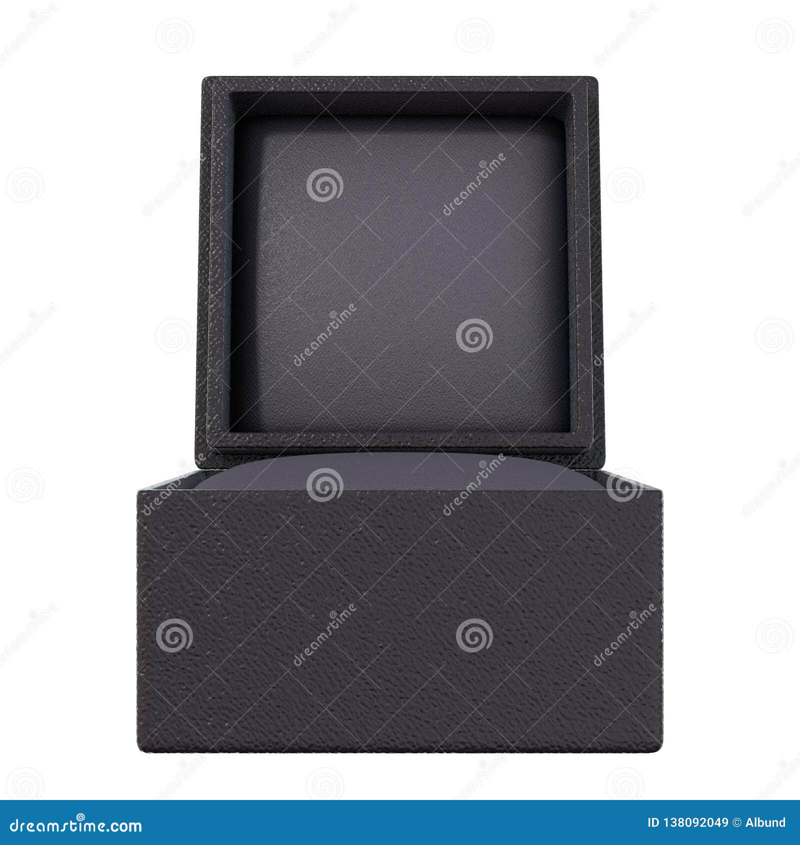 Open Empty Ring Box Isolated Stock Illustration - Illustration of ...