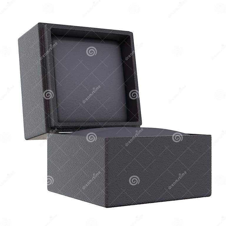 Open Empty Ring Box Isolated Stock Illustration - Illustration of ...