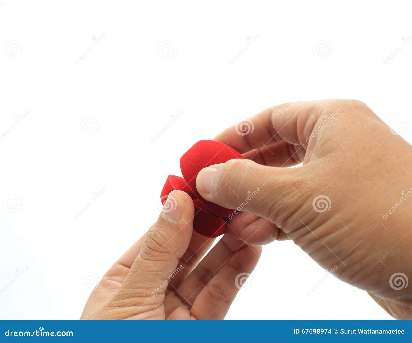 Open empty ring box stock photo. Image of jewel, container - 67698974