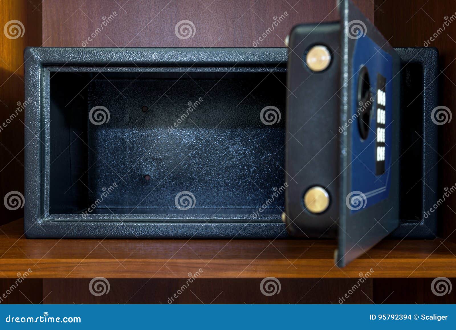 Open empty safe box stock photo. Image of keeping, locker - 95792394