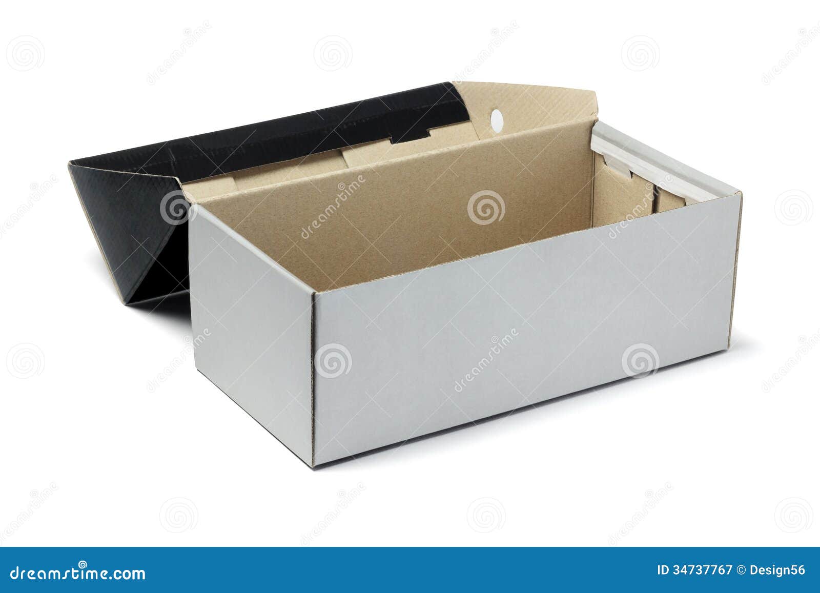 Open Empty Shoe Box stock image. Image of open, rectangle - 34737767