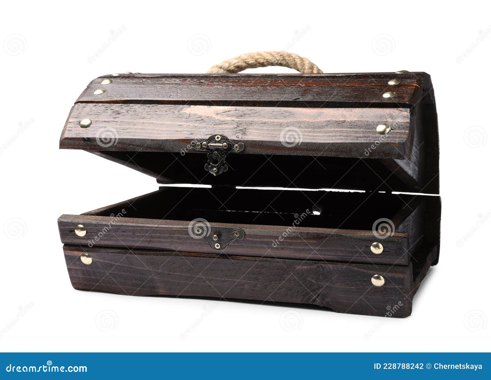 Empty Treasure Chest Stock Image | CartoonDealer.com #7472599