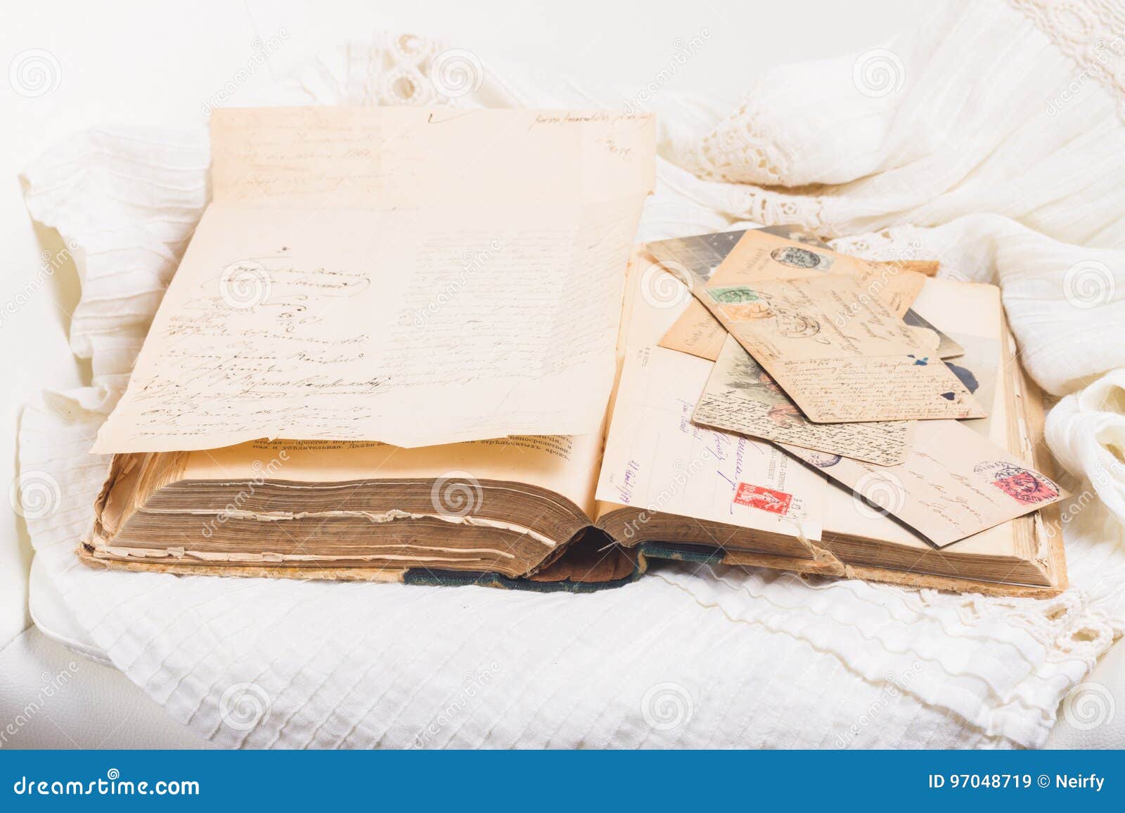 Open empty vintage book stock image. Image of finding - 97048719