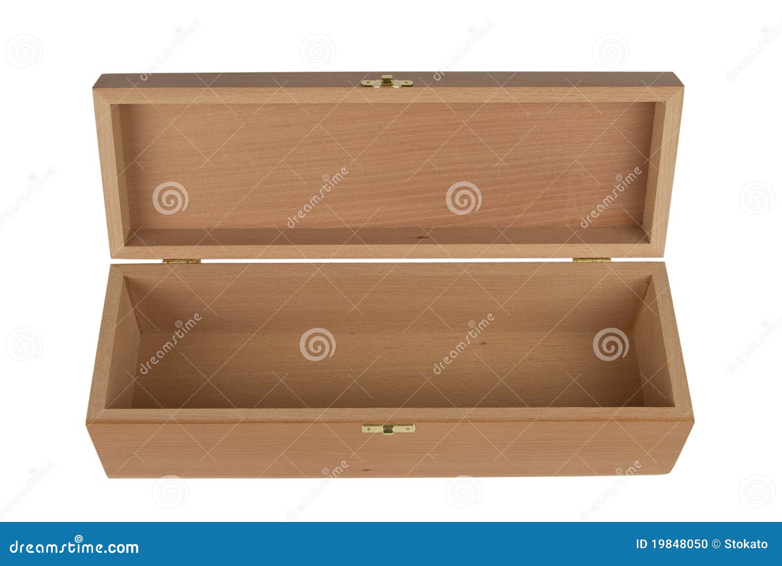 Open empty wooden box stock photo. Image of plank, horizontal - 19848050