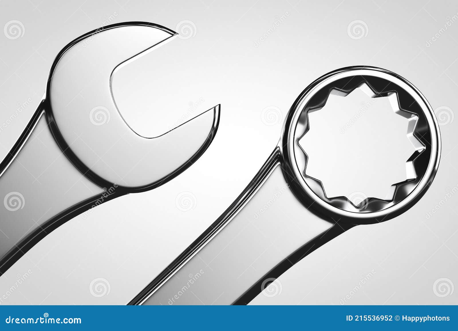Open-end and Box Wrench. Mechanical Topics Stock Photo - Image of ...