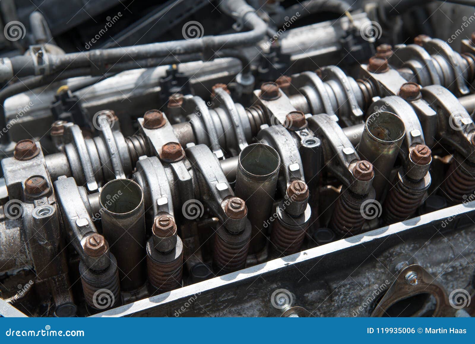 Open Engine Block With Pistons Royalty-Free Stock Image | CartoonDealer ...