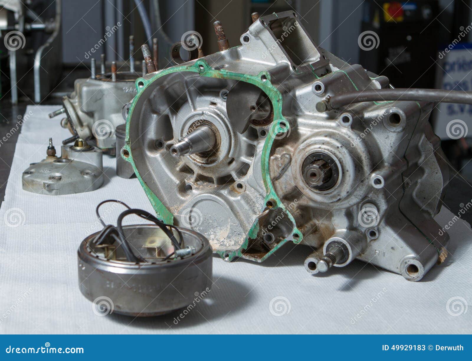 Open engine stock image. Image of metal, tools, connecting - 49929183