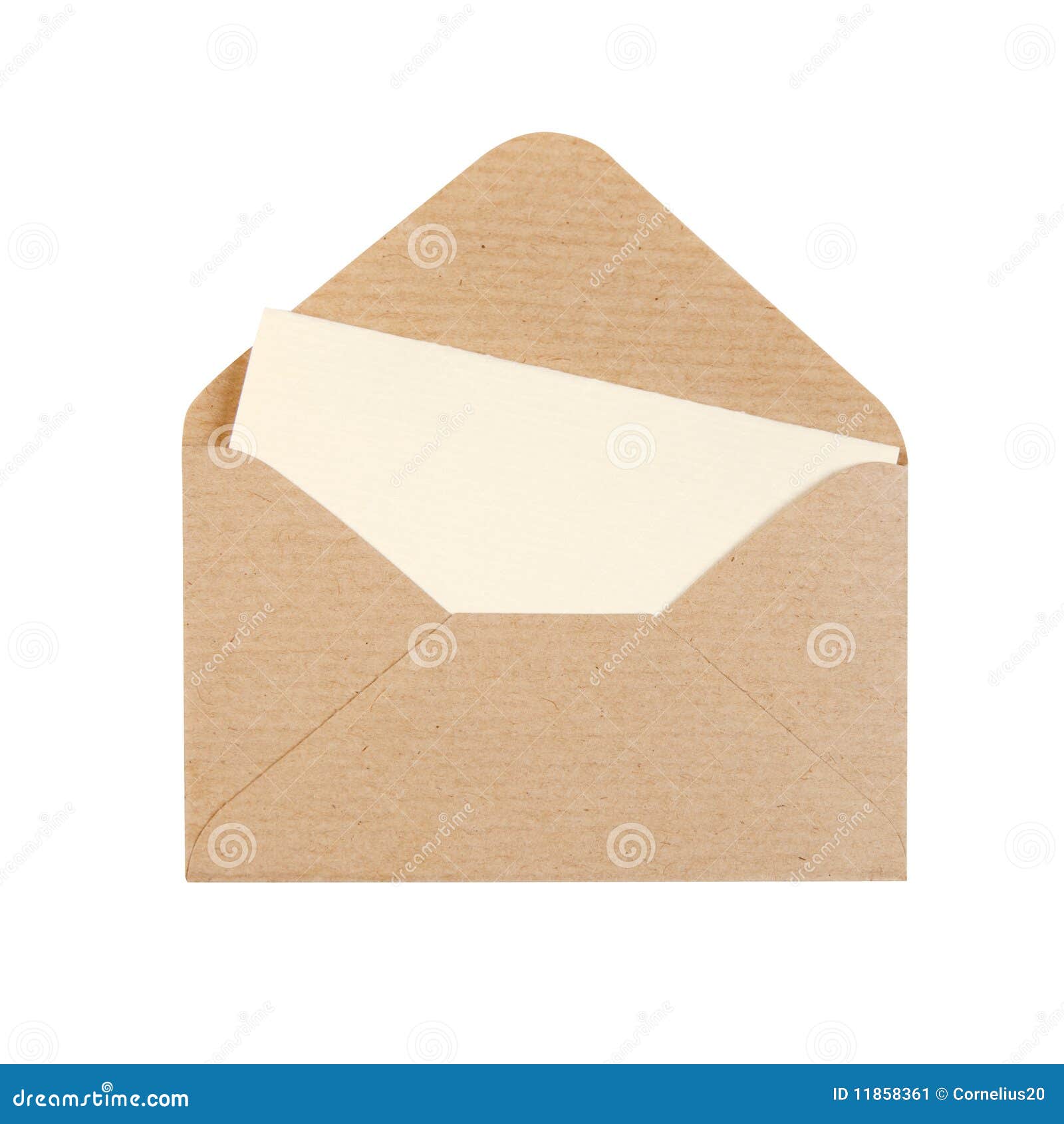 Open envelope stock image. Image of information, business - 11858361