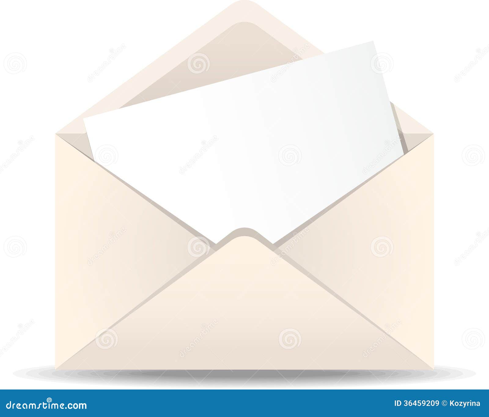 Open envelope stock vector. Illustration of envelope - 36459209