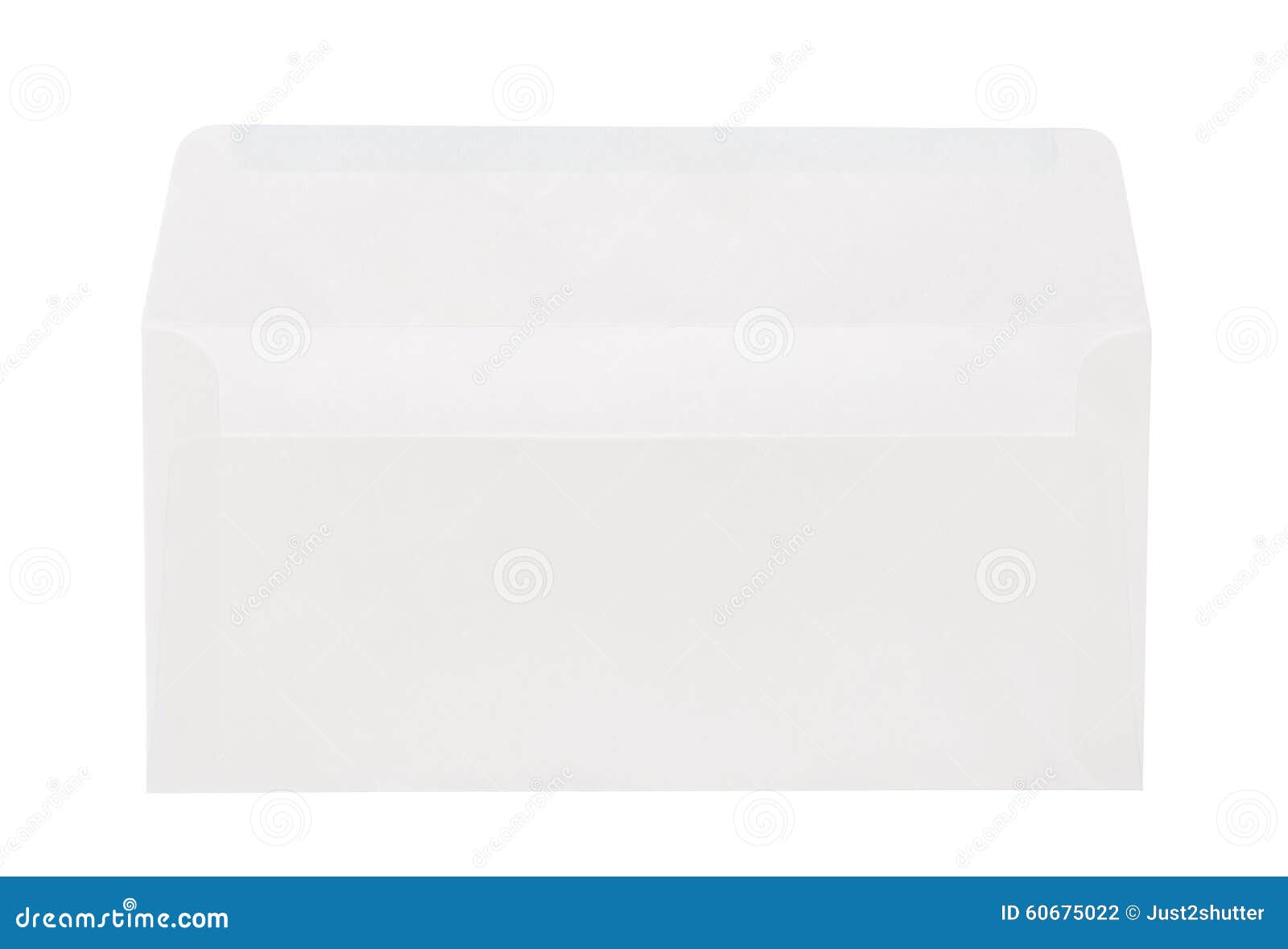 Open Envelope Isolated On White Royalty-Free Stock Image ...