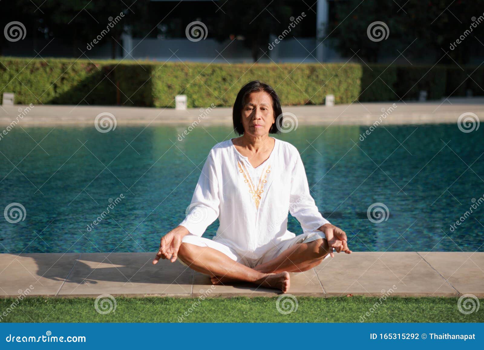 Open eyes meditation stock photo. Image of balance, garden - 165315292 Open eyes meditation stock photo. Image of balance, garden - 165315292