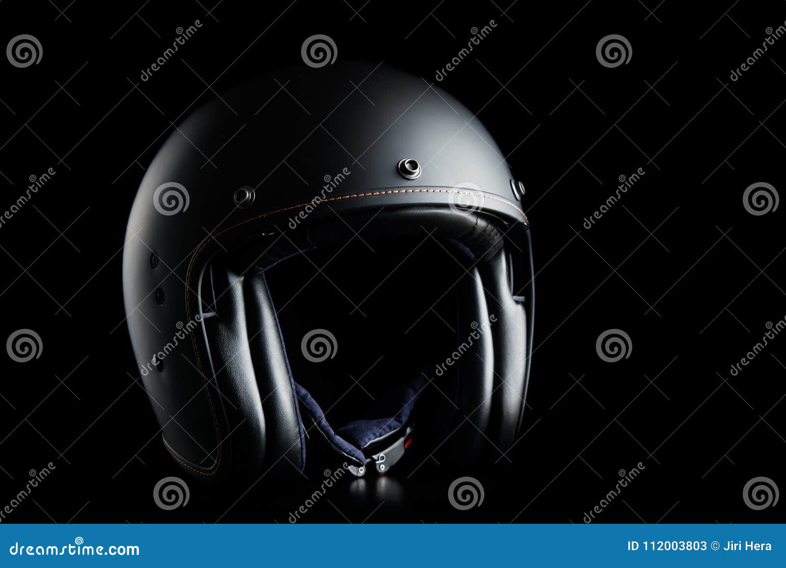 Open Face Motorcycle Helmet. Stock Image - Image of bike, adventure ...
