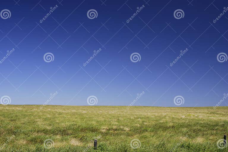 Open field stock photo. Image of grass, open, field, blue - 14315468
