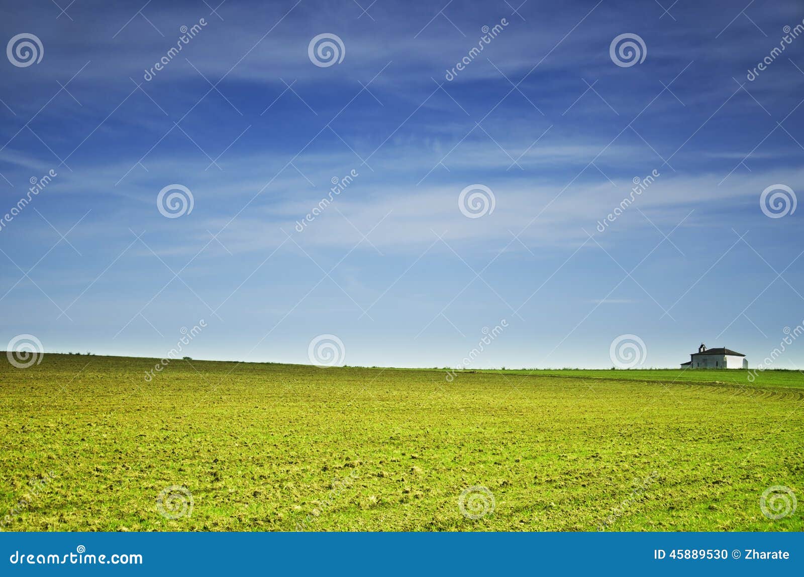 Open field stock photo. Image of landscape, dirt, cultivated - 45889530