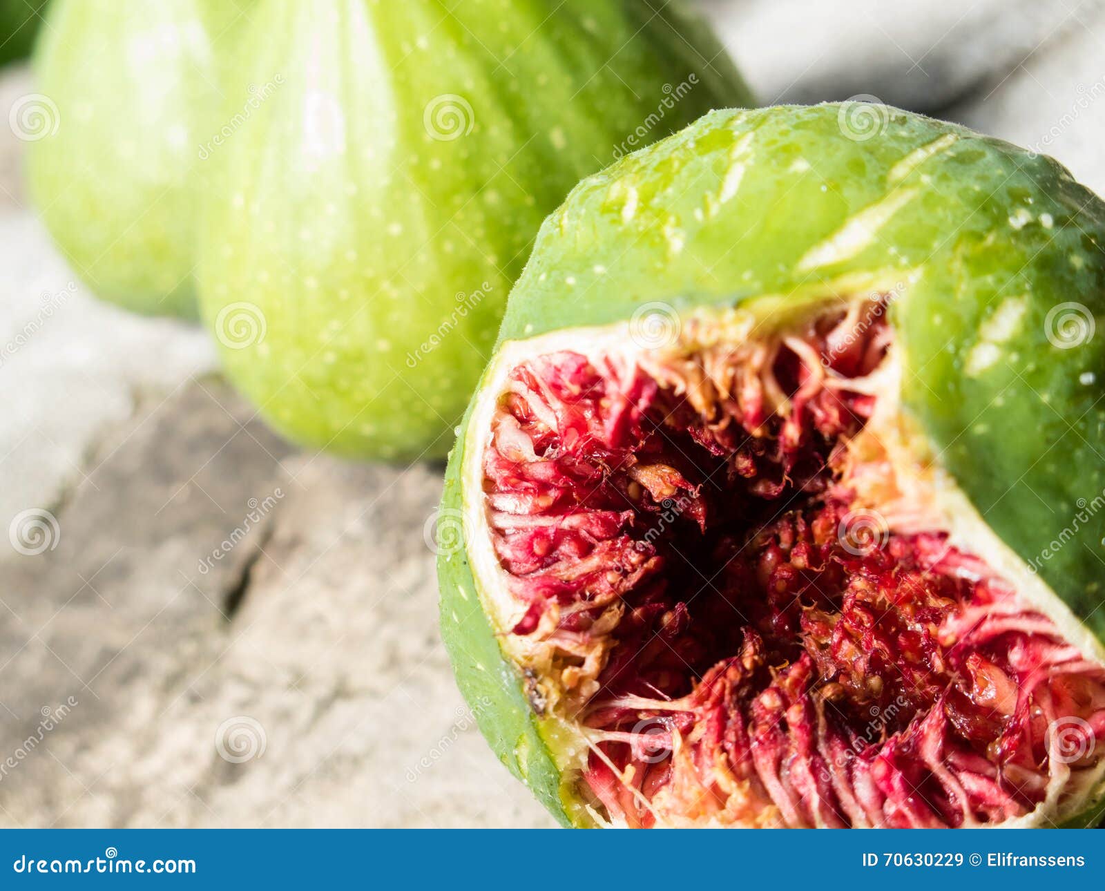 Open fig close-up stock image. Image of culinary, food - 70630229