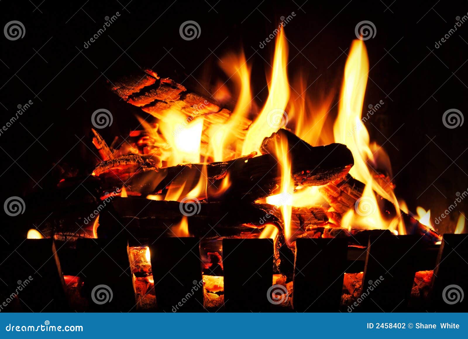 Open Fire stock photo. Image of toasty, grate, heat, warmth - 2458402