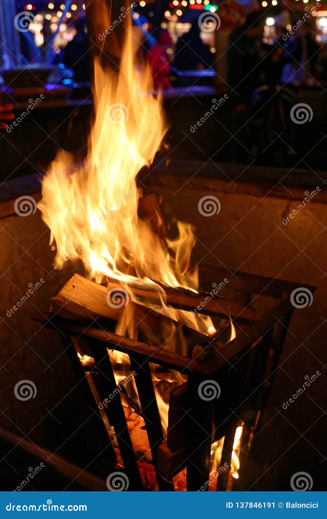 Open Fire stock image. Image of firepit, burn, burning - 137846191