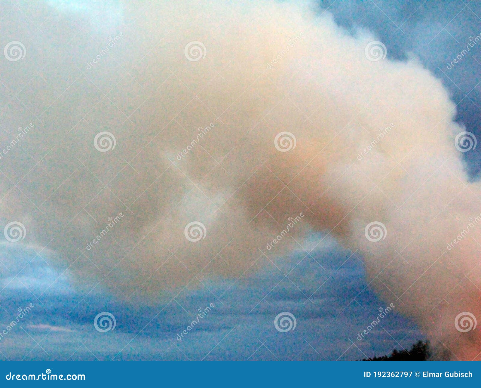 Open Fire and Smoke in the Air Stock Image - Image of greenhouse ...