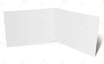 Open folded paper flyer stock image. Image of brochure - 18589503