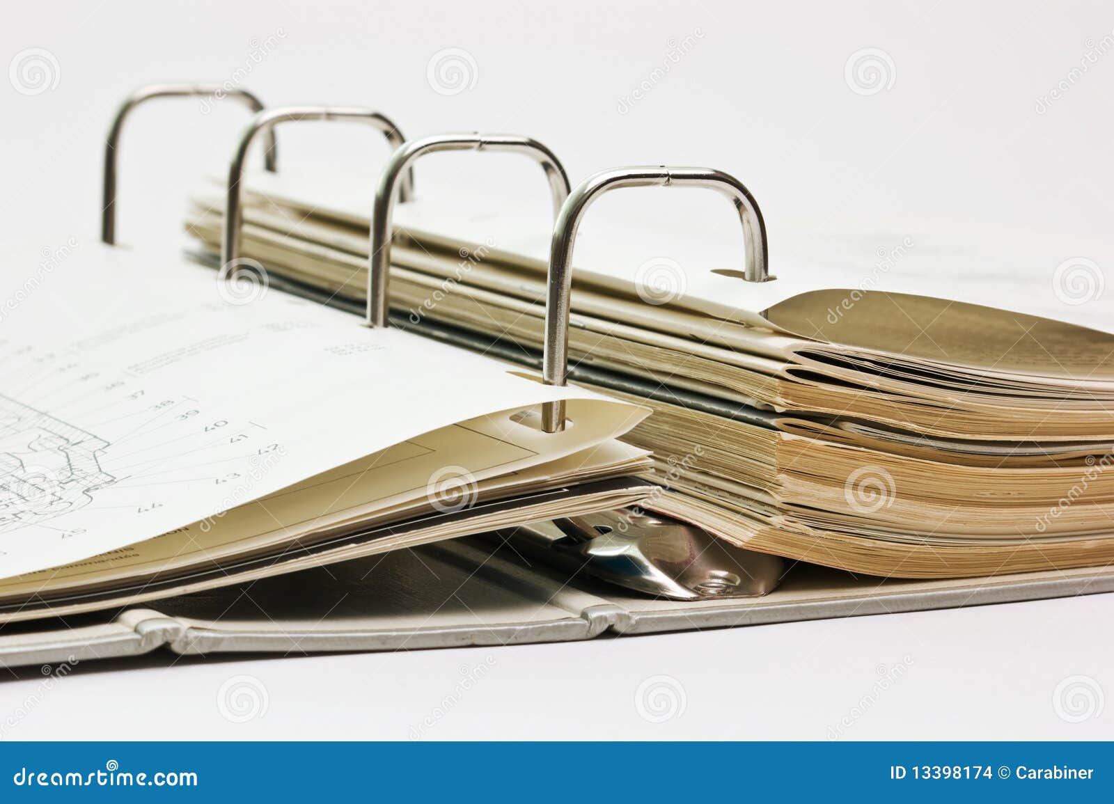 Open the folder stock photo. Image of work, pile, office - 13398174