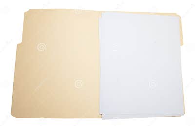 Open folder stock photo. Image of pile, information, paperwork - 23157200